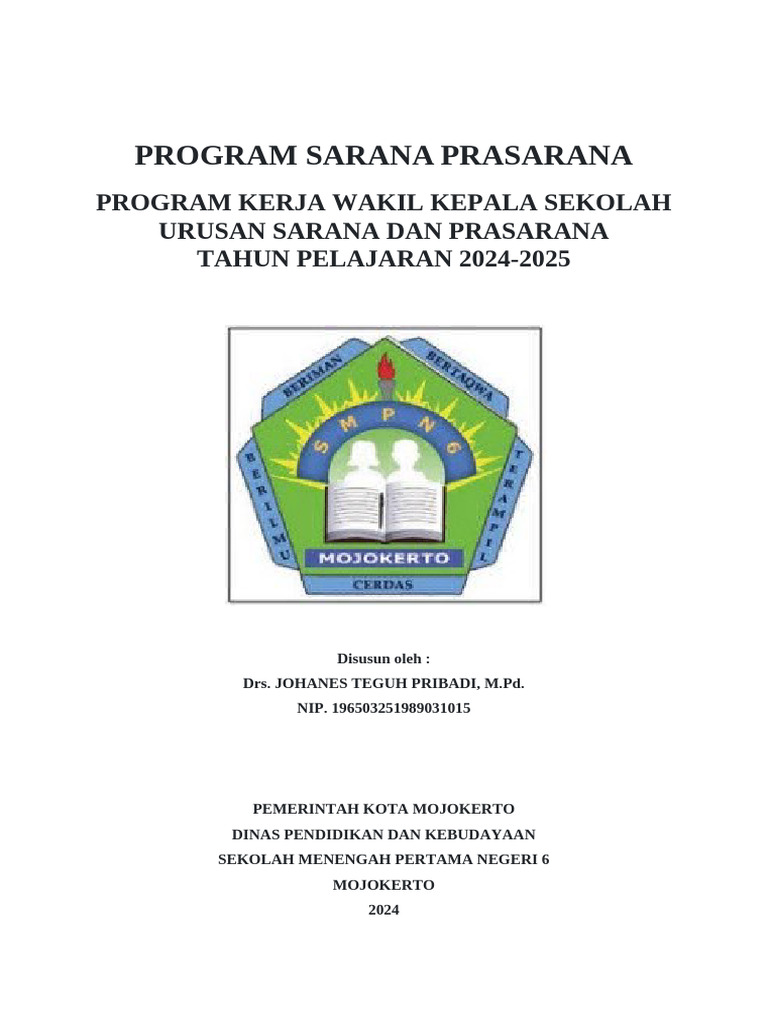 Program Kerja Sarpras 24-25 | PDF