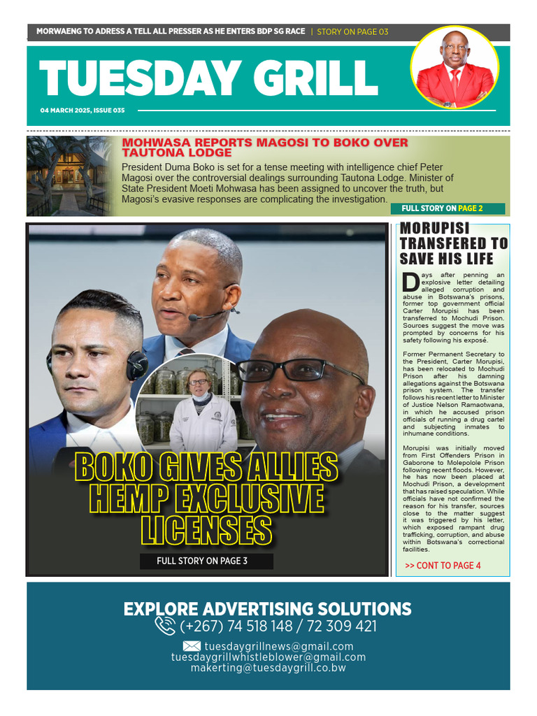Tuesday Grill Issue 035-1 | PDF | Bail | Botswana