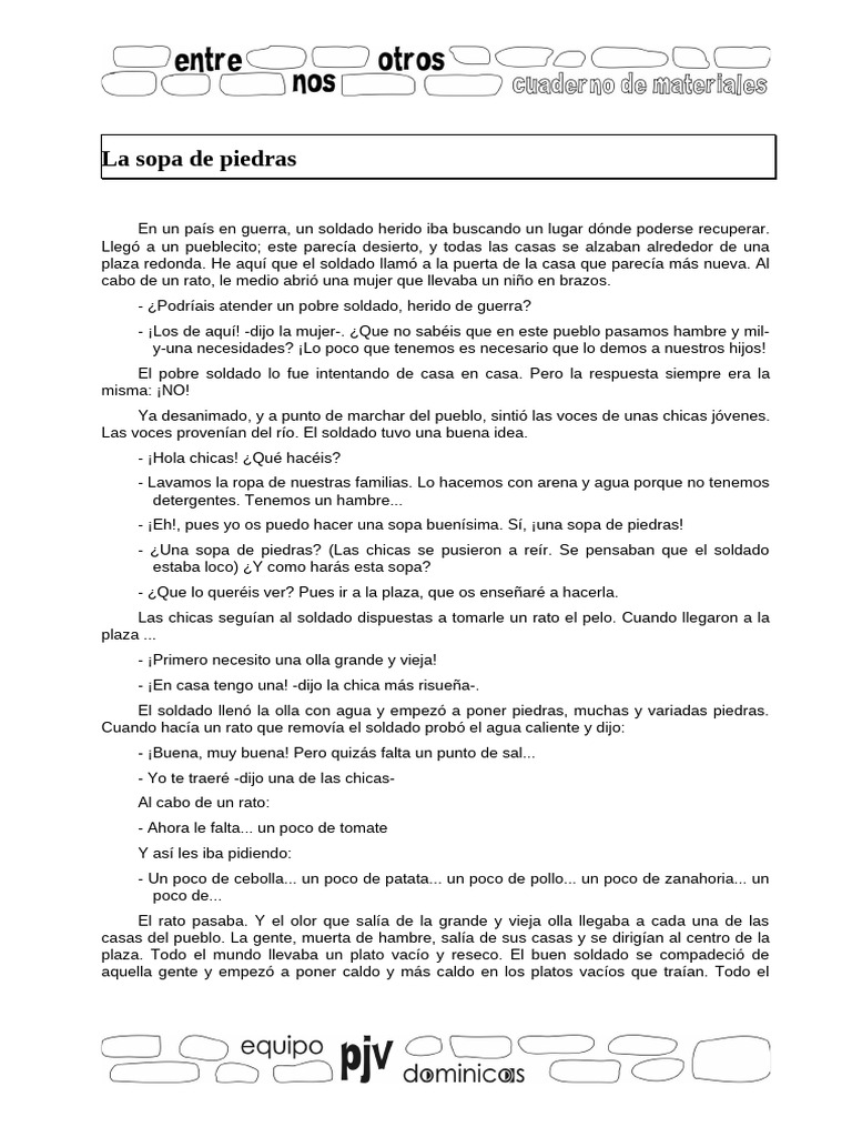 0419- La sopa de piedras | PDF