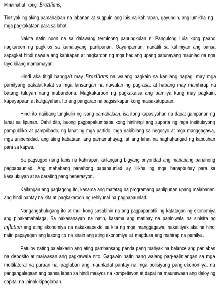 Talumpati 2 | PDF