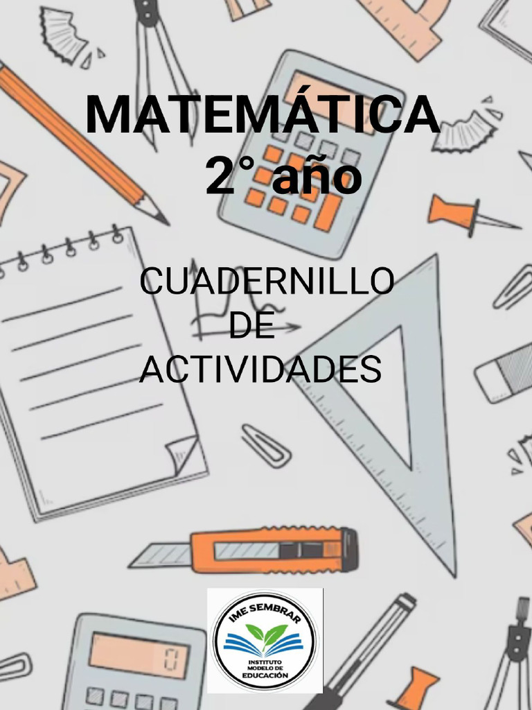 Cuadernillo de Actividades de Matemática 2° | PDF