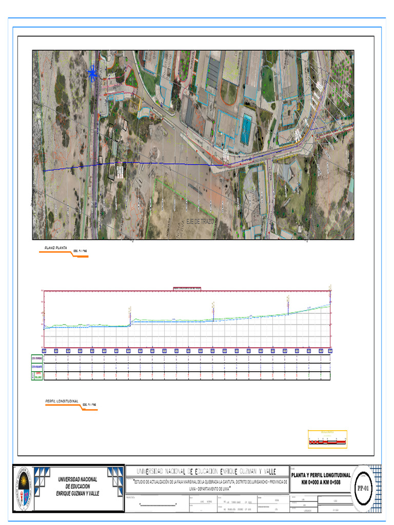 PP - Plano La Cantuta - Trazo - Eje - 1 - Rev2 | PDF