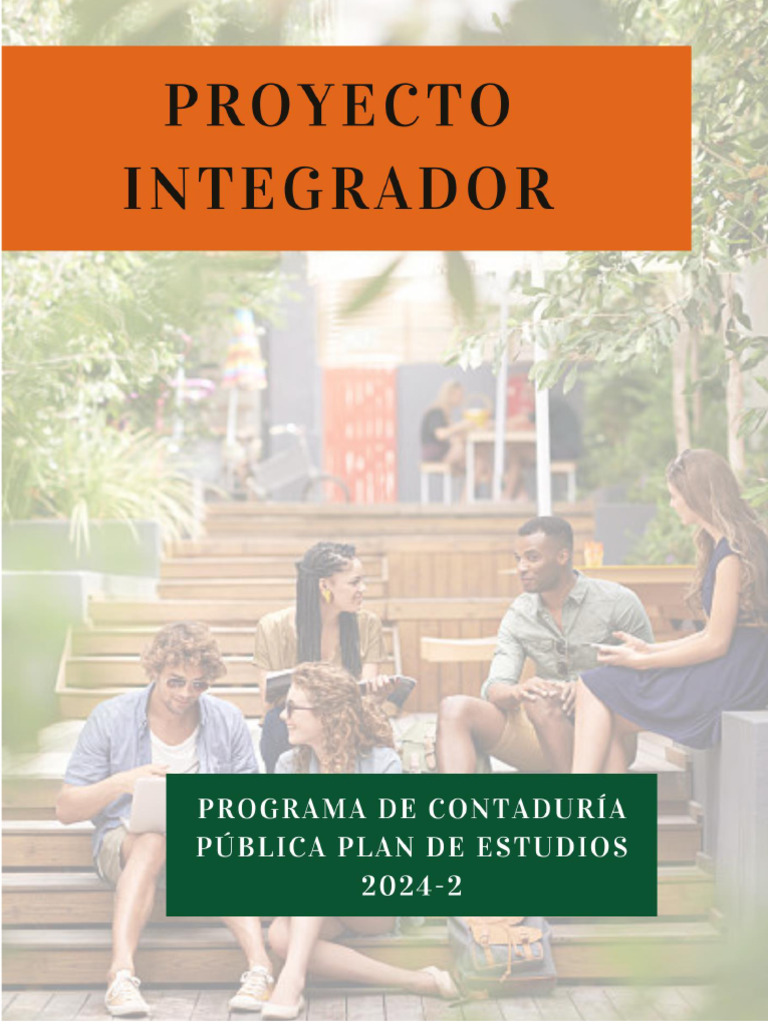 Cartilla Proyecto Integrador 2024-2 | PDF | Contador | Plan de estudios