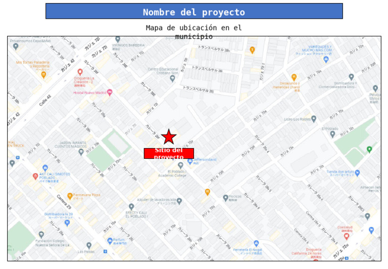 A8 Mapa Ubicacion Proyecto | PDF