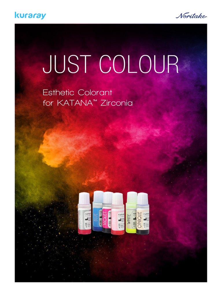 Esthetic Colorant Brochure Corr LR | PDF | Sintering | Color