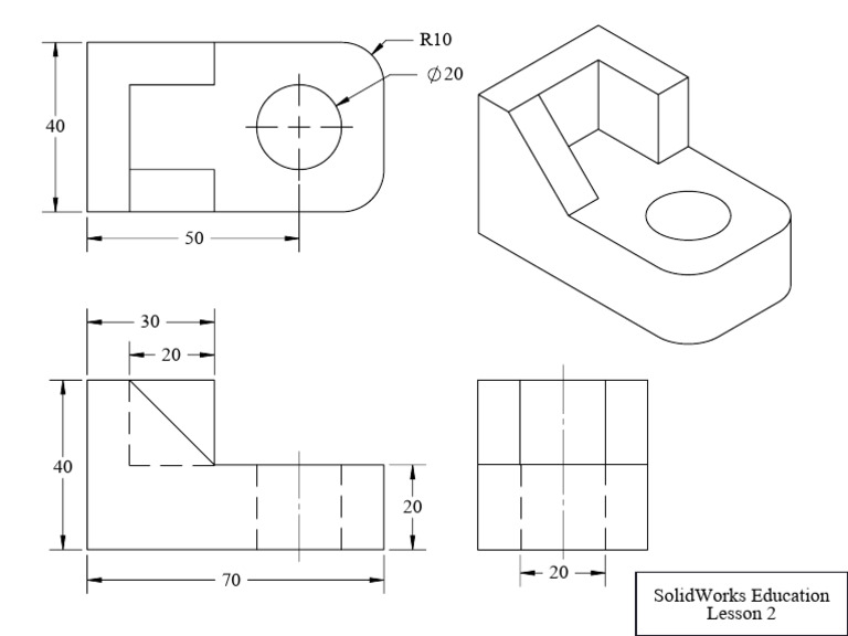 Solidworks Exer 3 | PDF