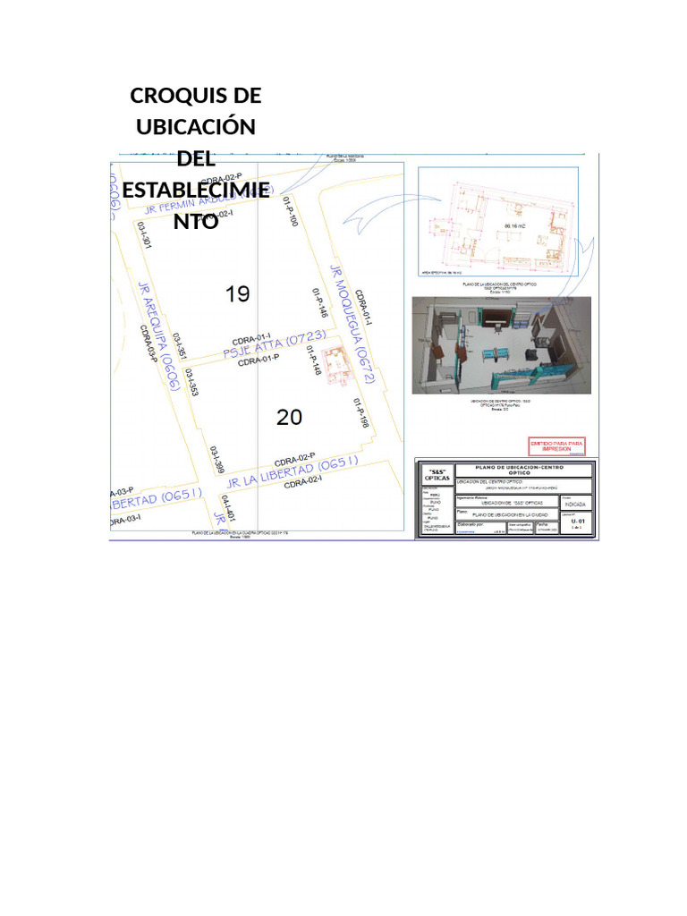 Croquis de Ubicación del Establecimiento | PDF