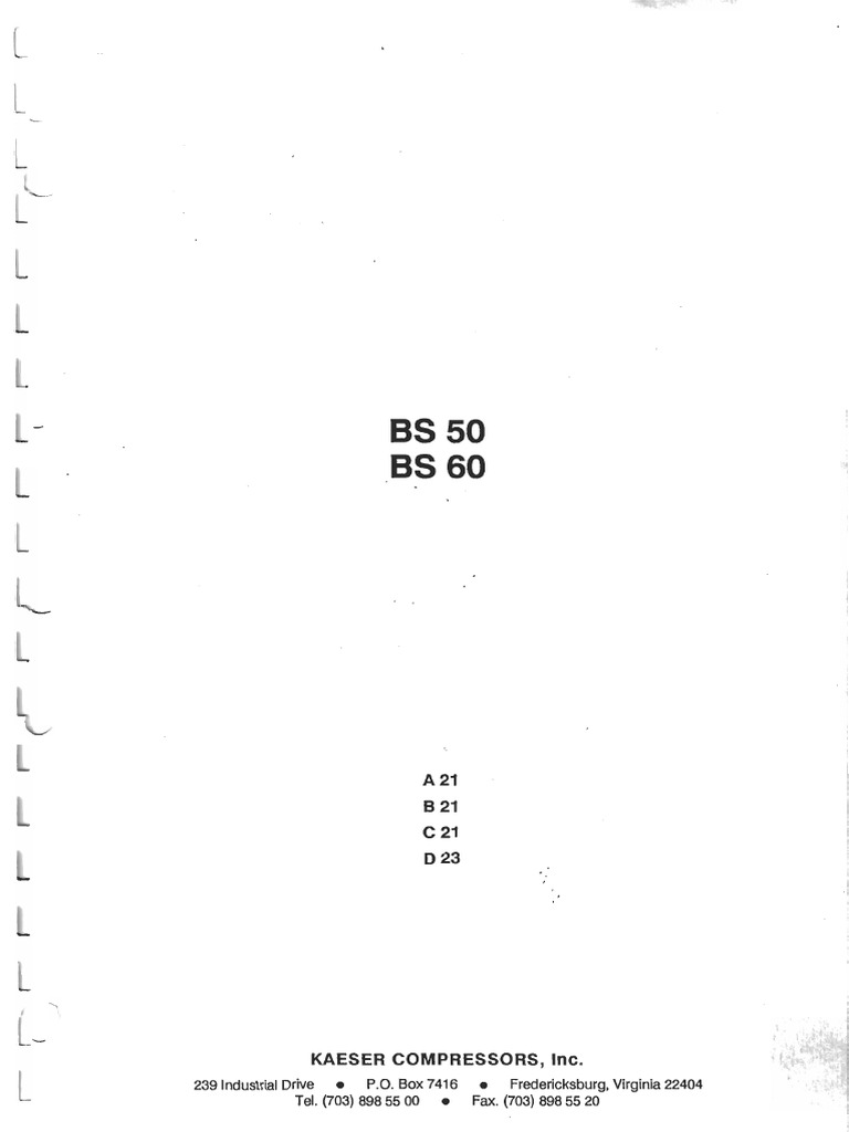 BS 50, BS 60 - List Parts | PDF