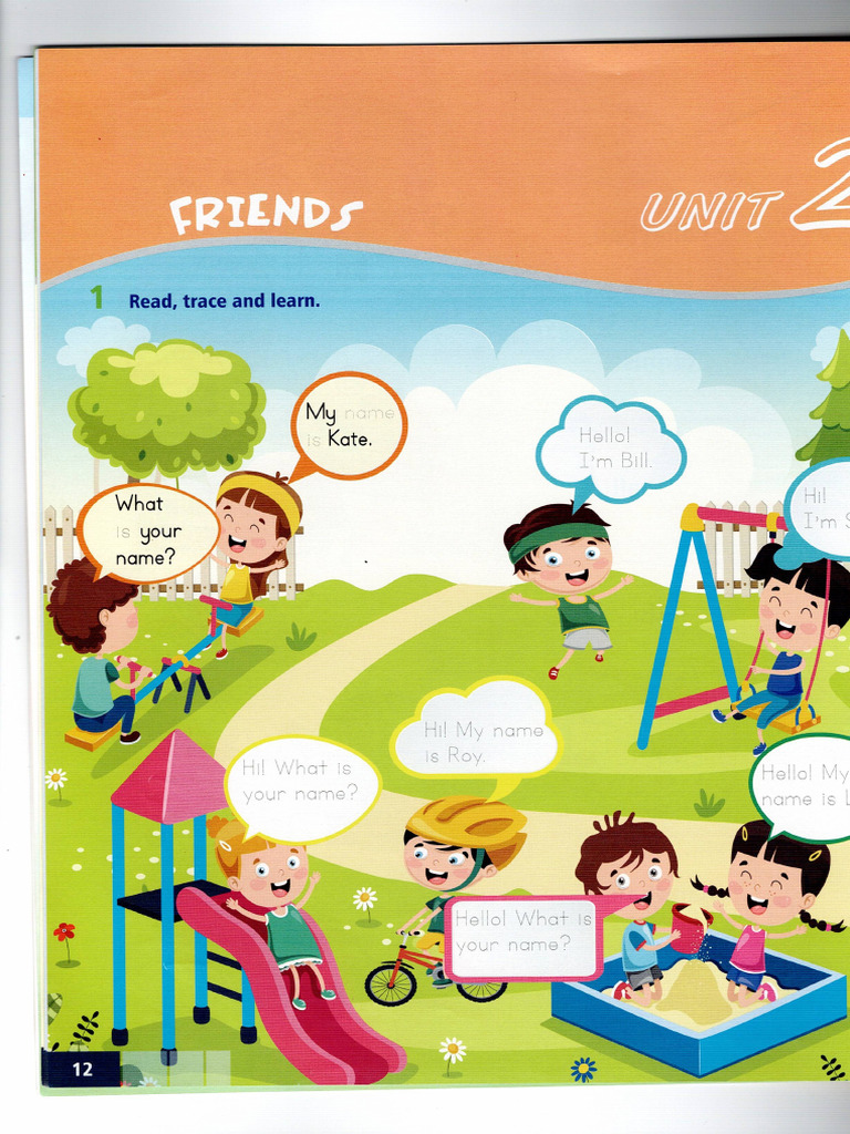 Smart Kids 1 SB - Unit 0 | PDF
