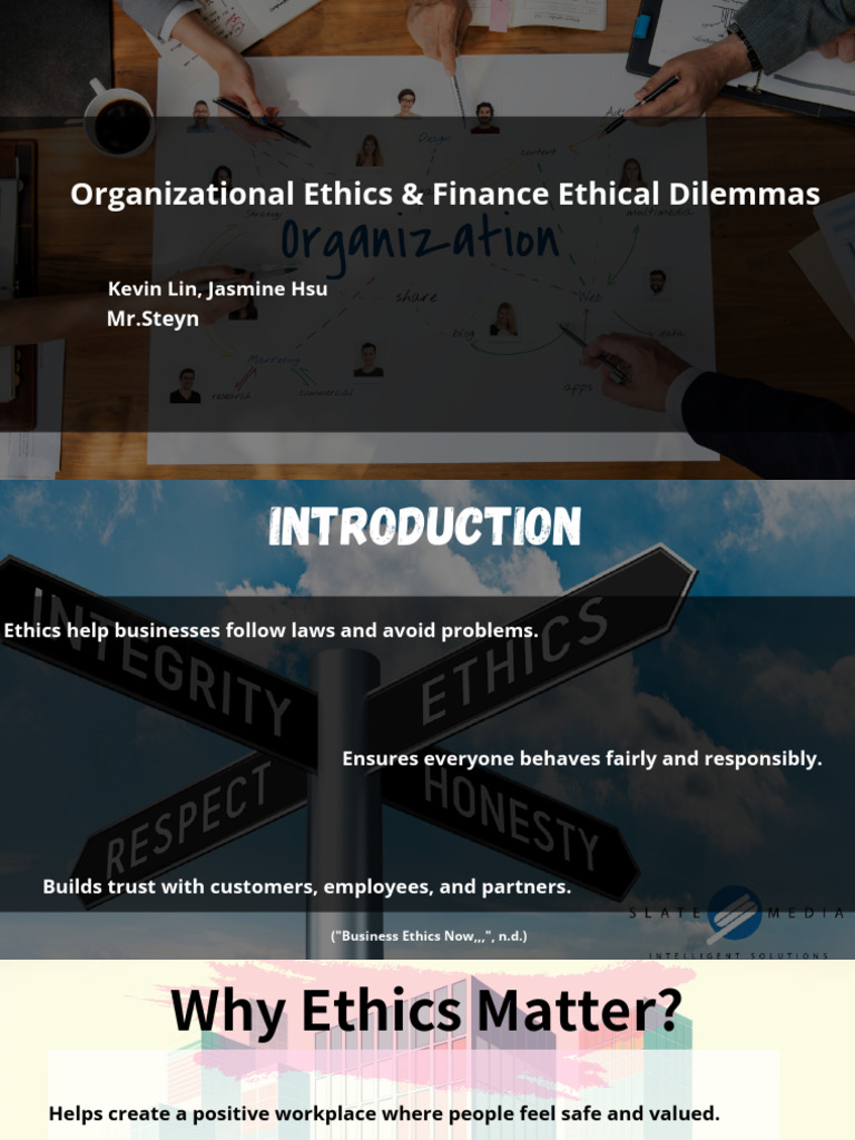 Ethical Dilemmas in Finance Management | PDF | Business Ethics ...