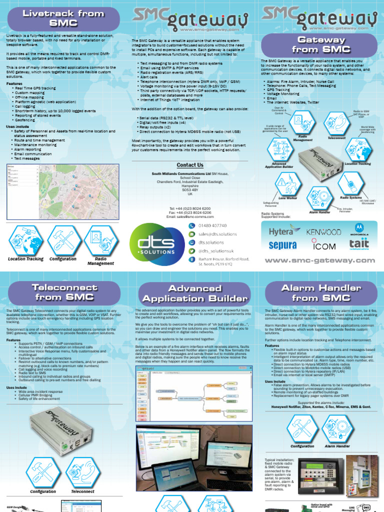 SMC Gateway From DTS Solutions UK LTD | PDF | Telephone | Voice Over Ip