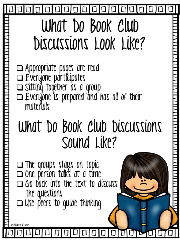 Engaging Book Club Discussion Activities | PDF | Books | Poetry