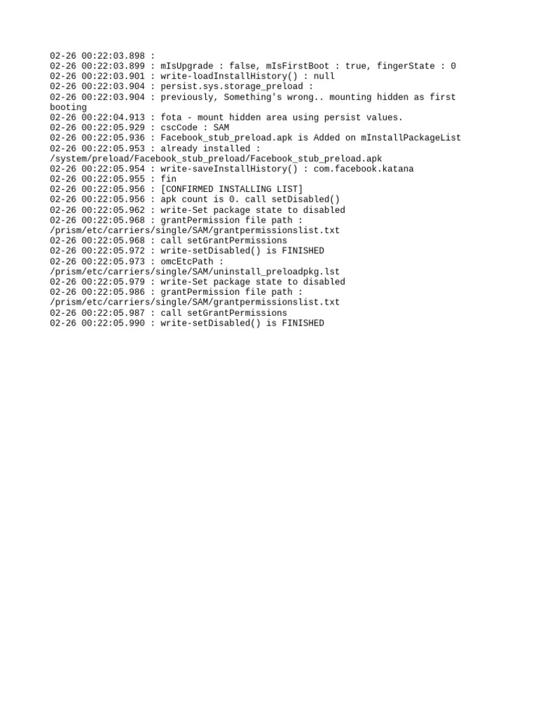 Preload Installer | PDF