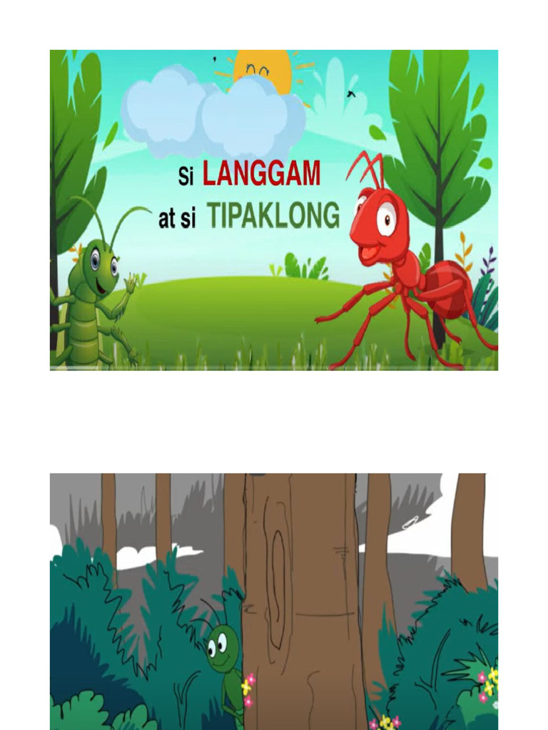 Si Langgam at Si Tipaklong Larawan | PDF