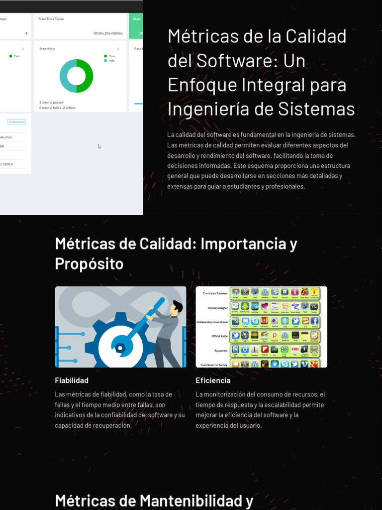 Metricas de La Calidad de Software | PDF | Software | Usabilidad