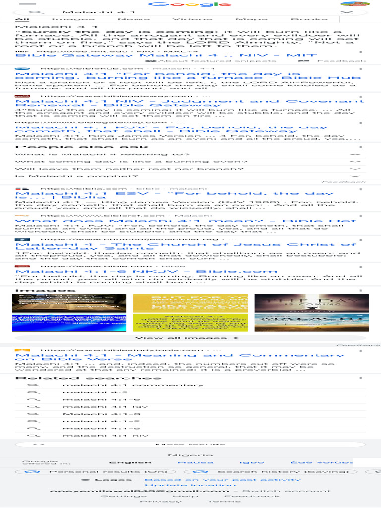 Malachi 41 - Google Search | PDF | Book Of Malachi | Religious Belief And Doctrine