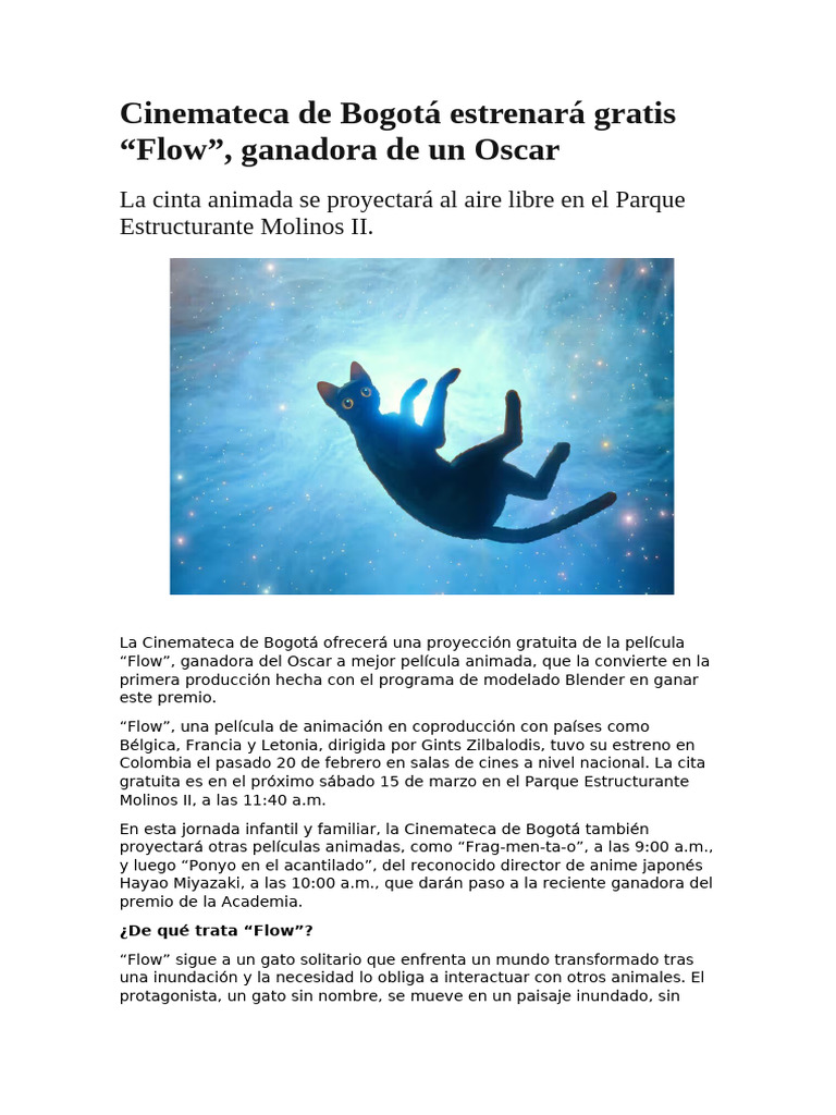 Flow Pelicula | PDF
