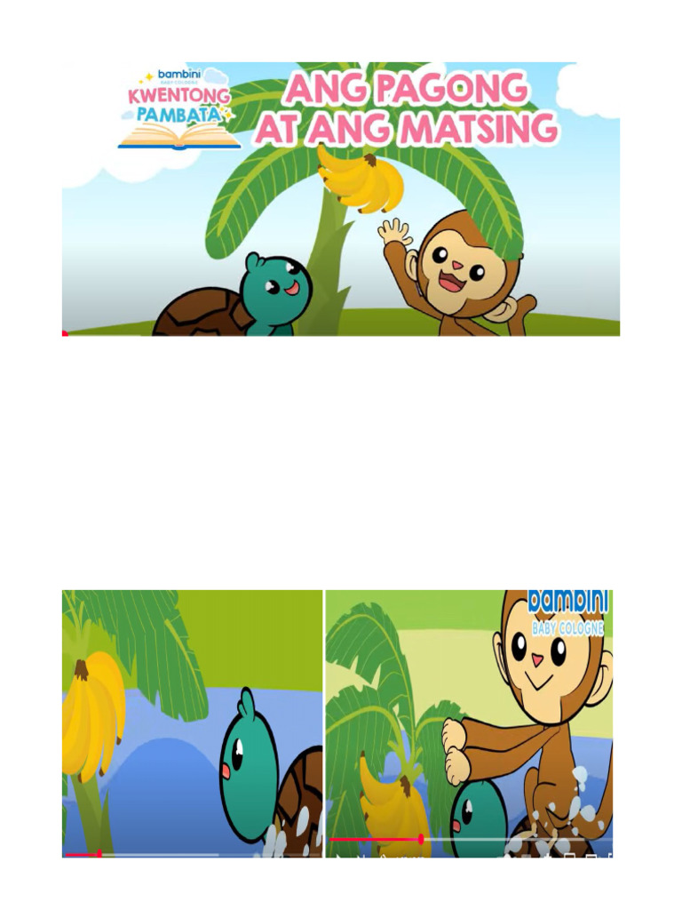 Si Pagong at Matsing | PDF