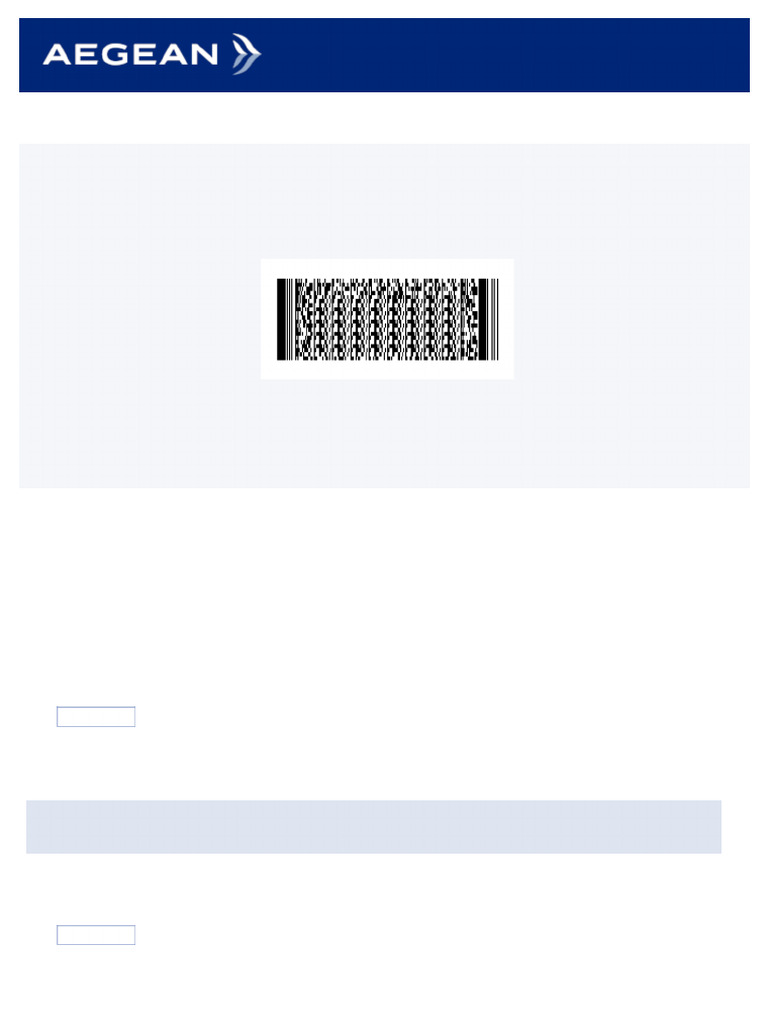AEGEAN AIRLINES1 SA E Ticket Confirmation | PDF | Business Class | Aviation