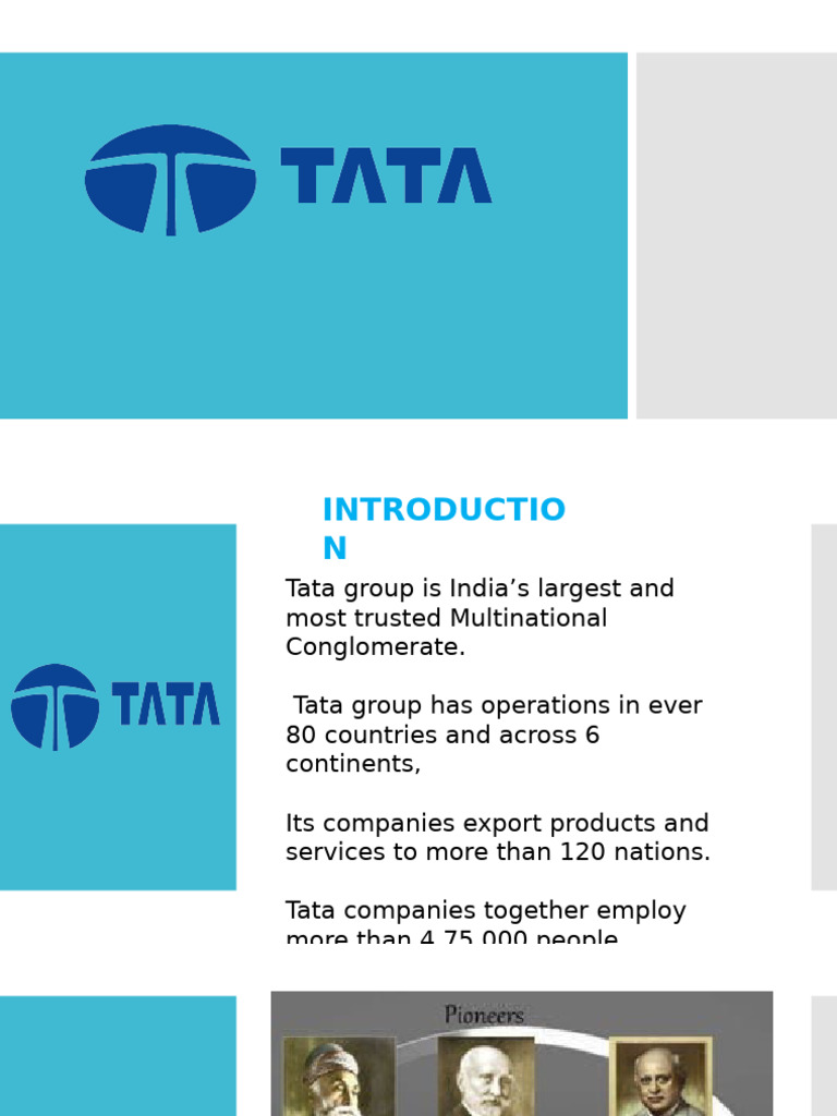 Tata Group: Logo and Company Overview | PDF