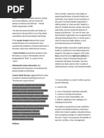 Indivisible Self: Evidence-Based Wellness Model | PDF | Psychology ...