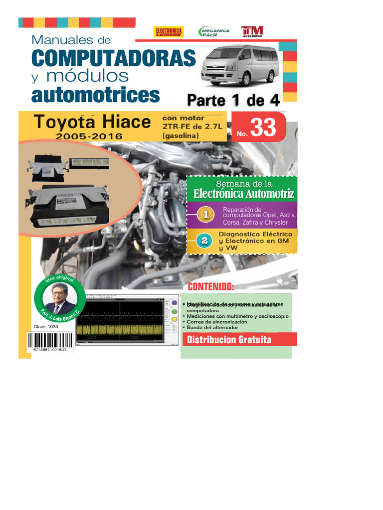 2tr Ecu - 1 de 4 PDF | PDF | Inyección de combustible | Tecnología de ...