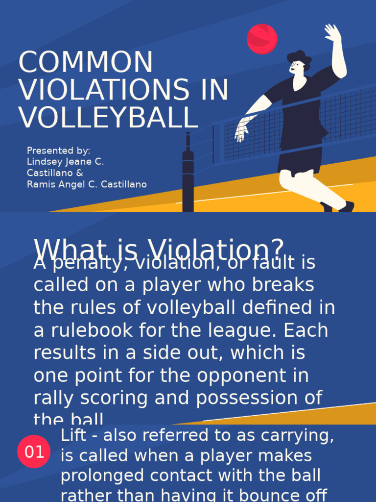 Common Volleyball Violations Explained | PDF | Volleyball | Indoor Sports