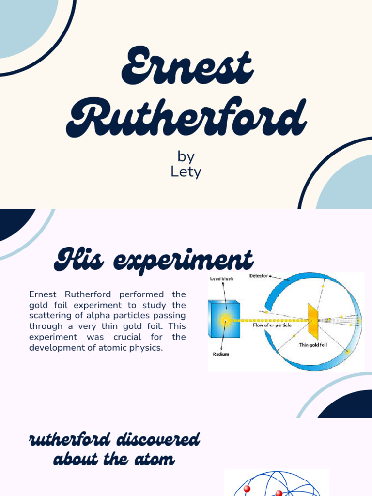 Ernest Rutherford | PDF