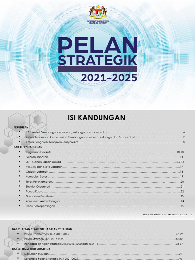 Pelan Strategik JKM 2021-2025 | PDF