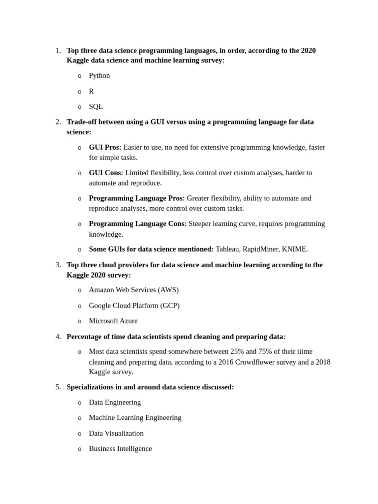 Data Science Methodologies Overview | PDF