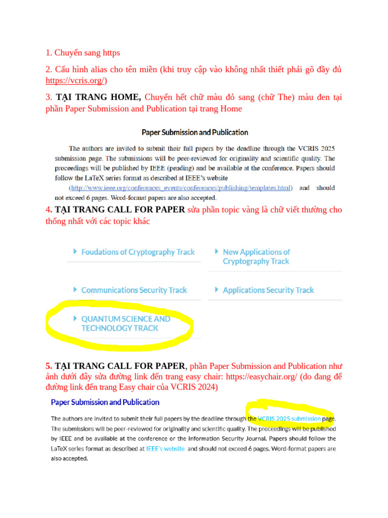 Góp Ý Web VCRIS 2025 12.3.2025.B Sung | PDF