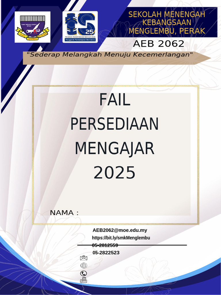 Cover Fail Persediaan Mengajar 2025 | PDF