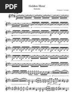 Golden Hour Sheet Music | PDF
