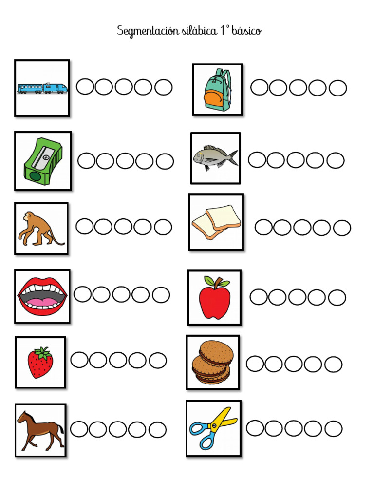 Segmentación silábica 1 | PDF