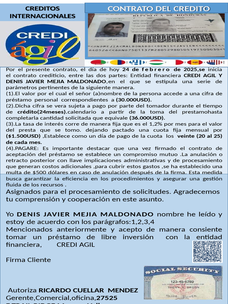 Contrato de Credito Norma Isela Silva Barraza 111 | PDF