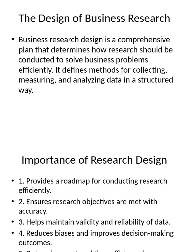 Ultra Detailed Business Research Design Part 2 | PDF | Survey Methodology | Qualitative Research