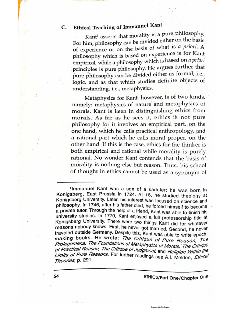 Western Ethics Part II | PDF