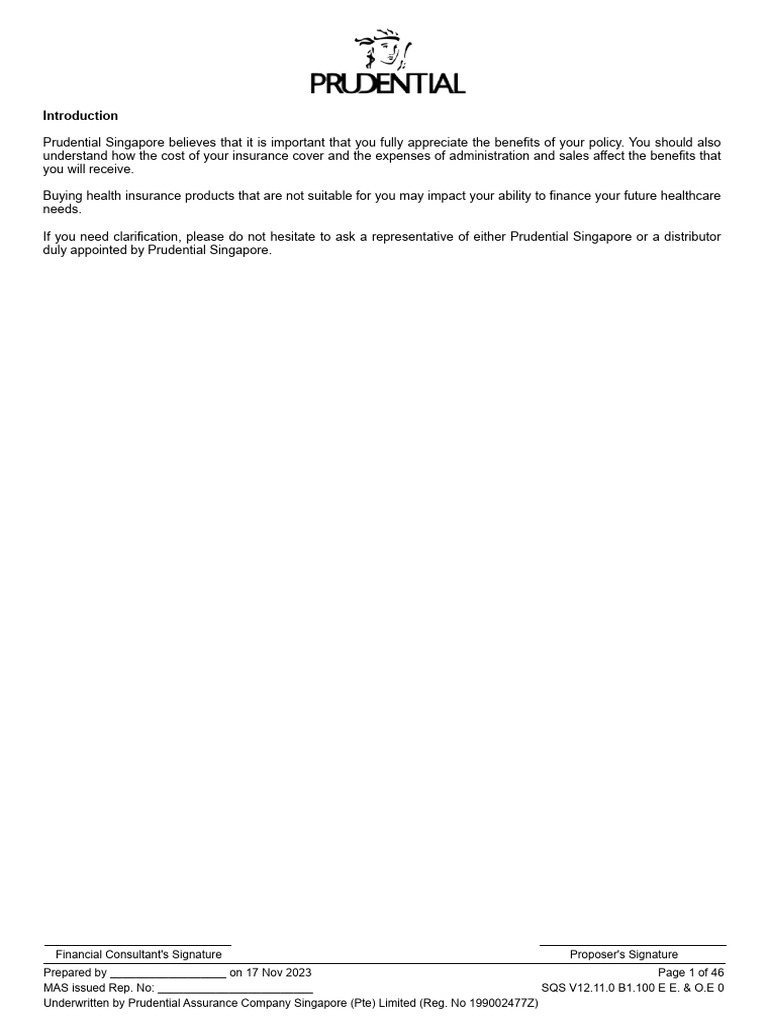 PruShield Plus Policy | PDF | Insurance | Service Industries