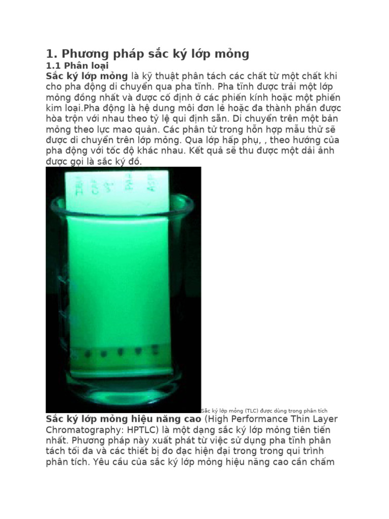Sắc Kí Lớp Mỏng | PDF