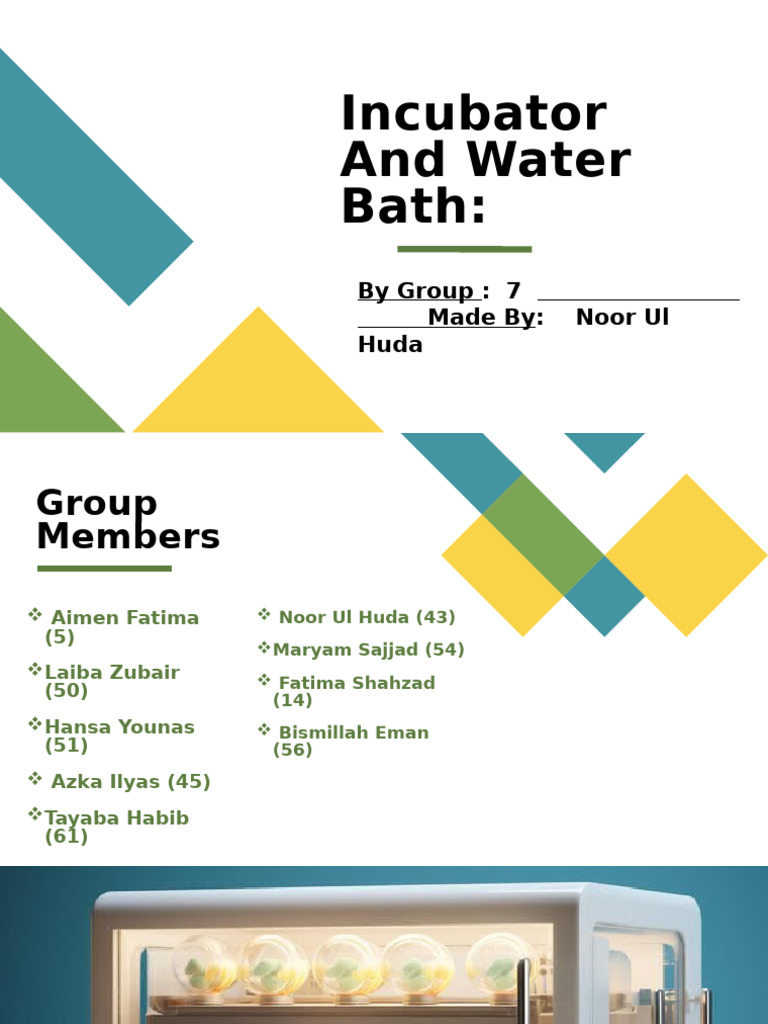 Incubators and Water Baths Overview | PDF | Water | Temperature