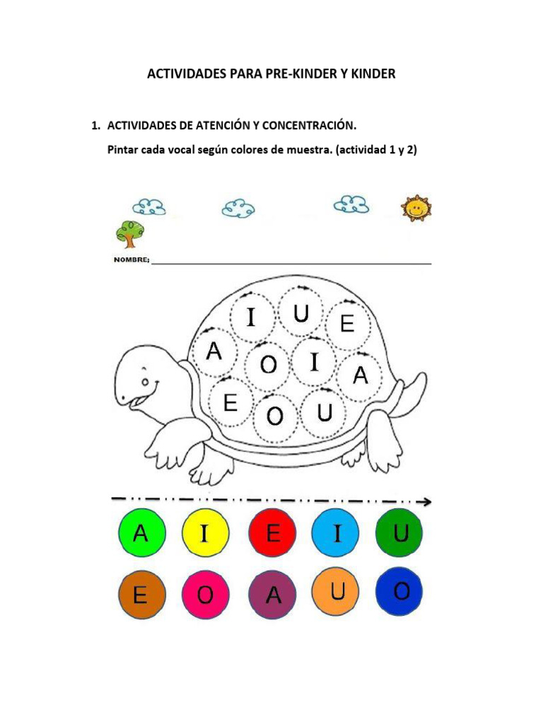Actividades Prekinder y Kinder (1) (1) | PDF