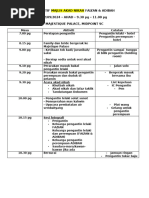 Contoh - Tentatif Majlis | PDF