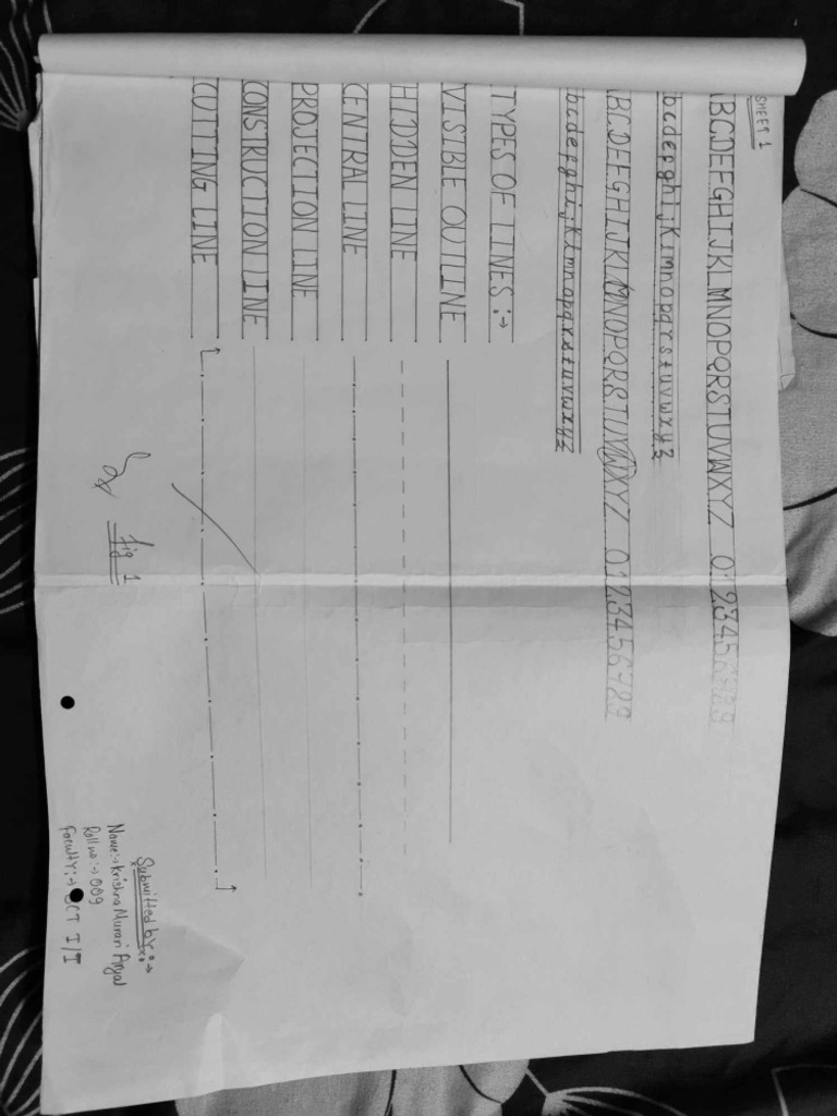 Engg Drawing 1 Tutorial Soln | PDF