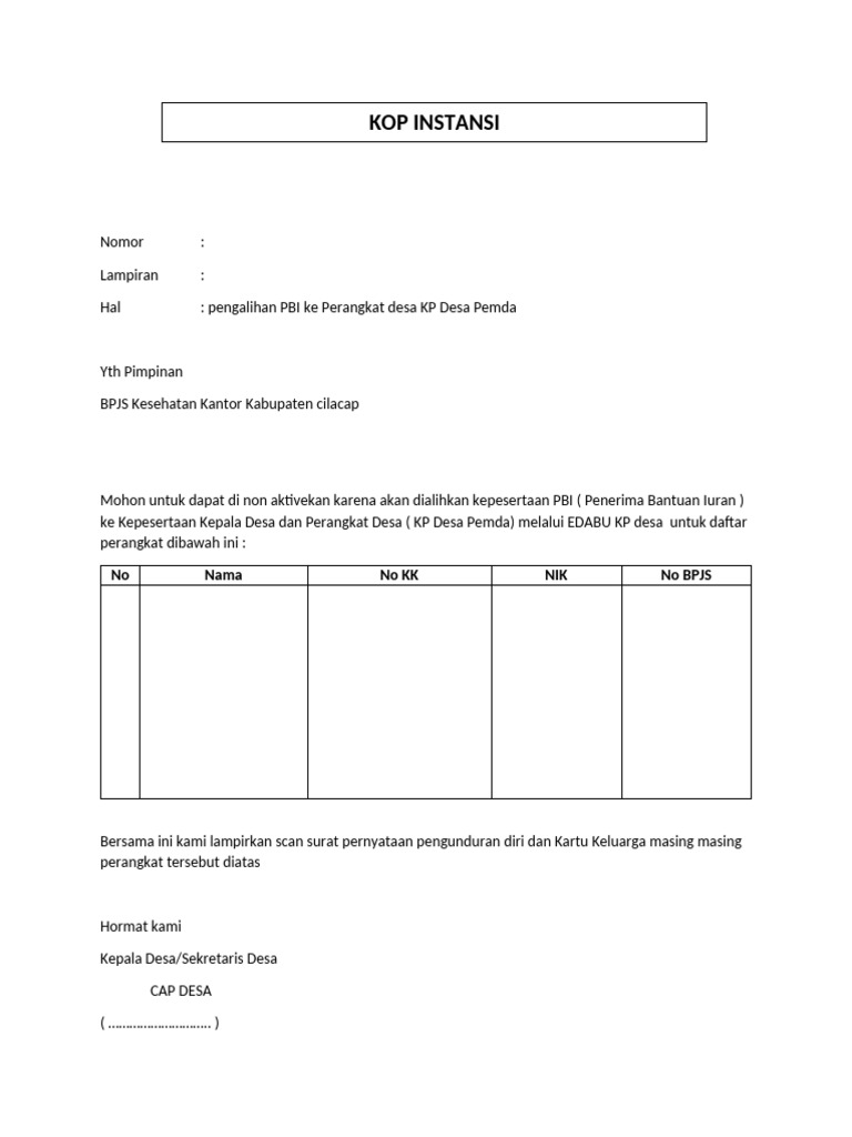 Pengantar Pengalihan Pbi | PDF