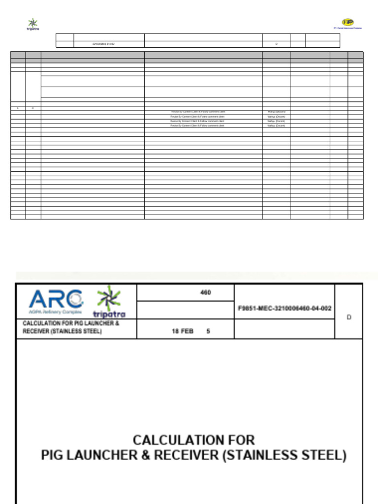 AGPA Refinery Complex Comment Resolution | PDF | Pipe (Fluid Conveyance ...