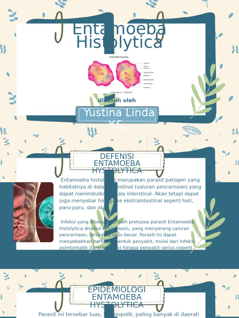 M. 11 Infeksi Parasit Dan Hospes, Kompromis (Entamoeba Histolytica) - Yustina Linda Yuvita Sari ...