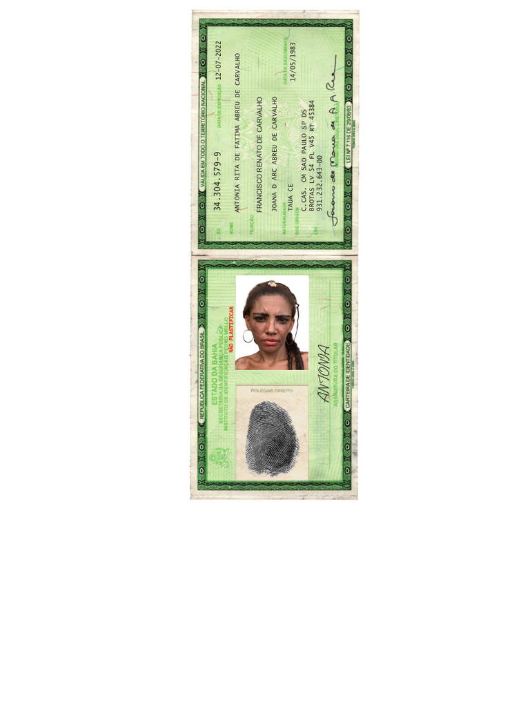 Antonia Rita de Fatima Abreu de Carvalho | PDF