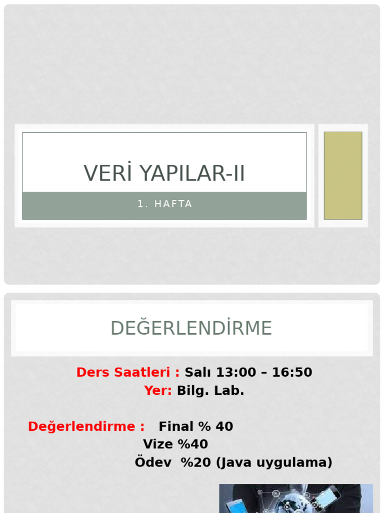 01.Hafta VeriYapıları II | PDF