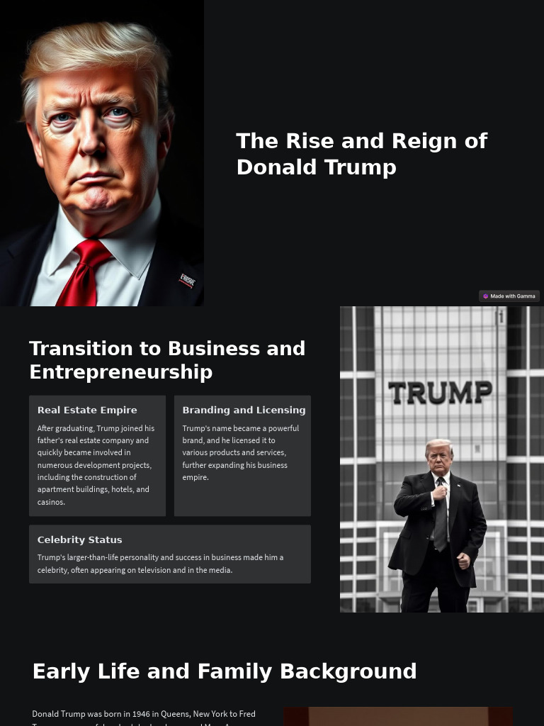 The Rise and Reign of Donald Trump | PDF | American Government | Donald ...