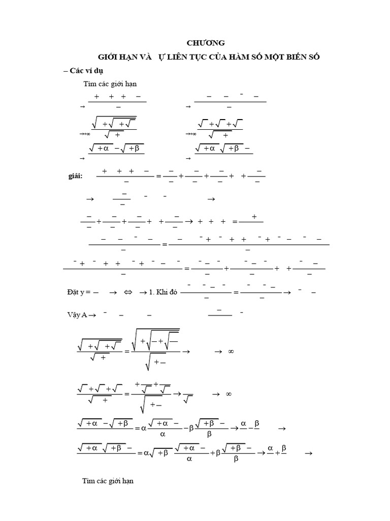 HDGBT C2 - Gioi Han Va Lien Tuc | PDF